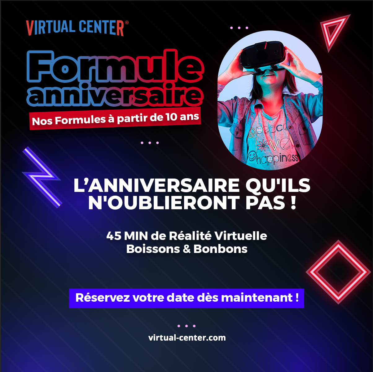 Virtual Center Claye-Souilly - Anniversaire original en réalité virtuelle